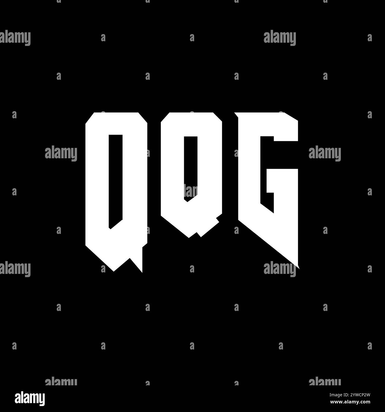 QQG letter logo design for technology company. QQG logo design black ...