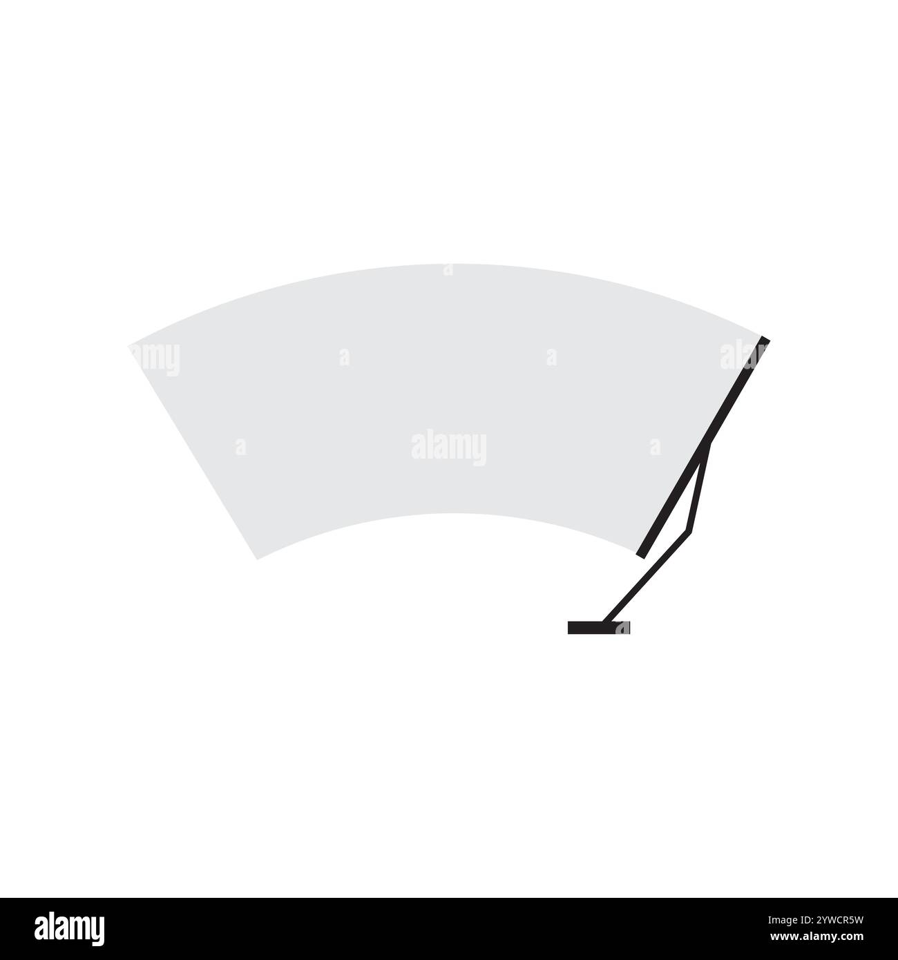 Windshield wiper icon. Simple clean shape. Automotive vector symbol ...