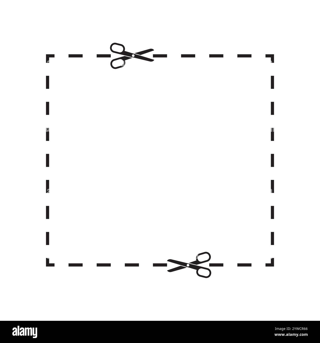 Dotted line border hi-res stock photography and images - Alamy