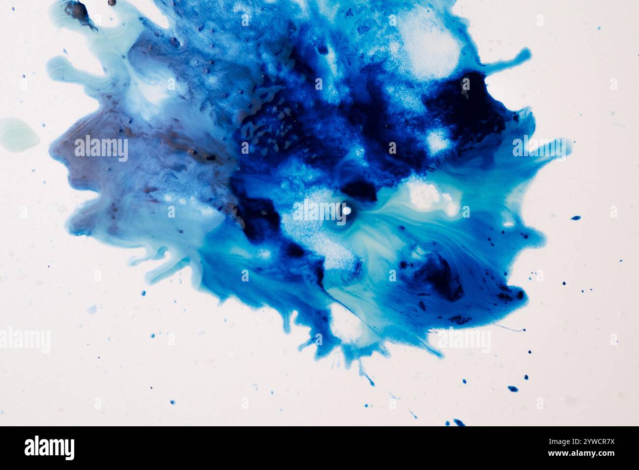 Abstract background. Color splash. Colour ink splash. Colored art ...