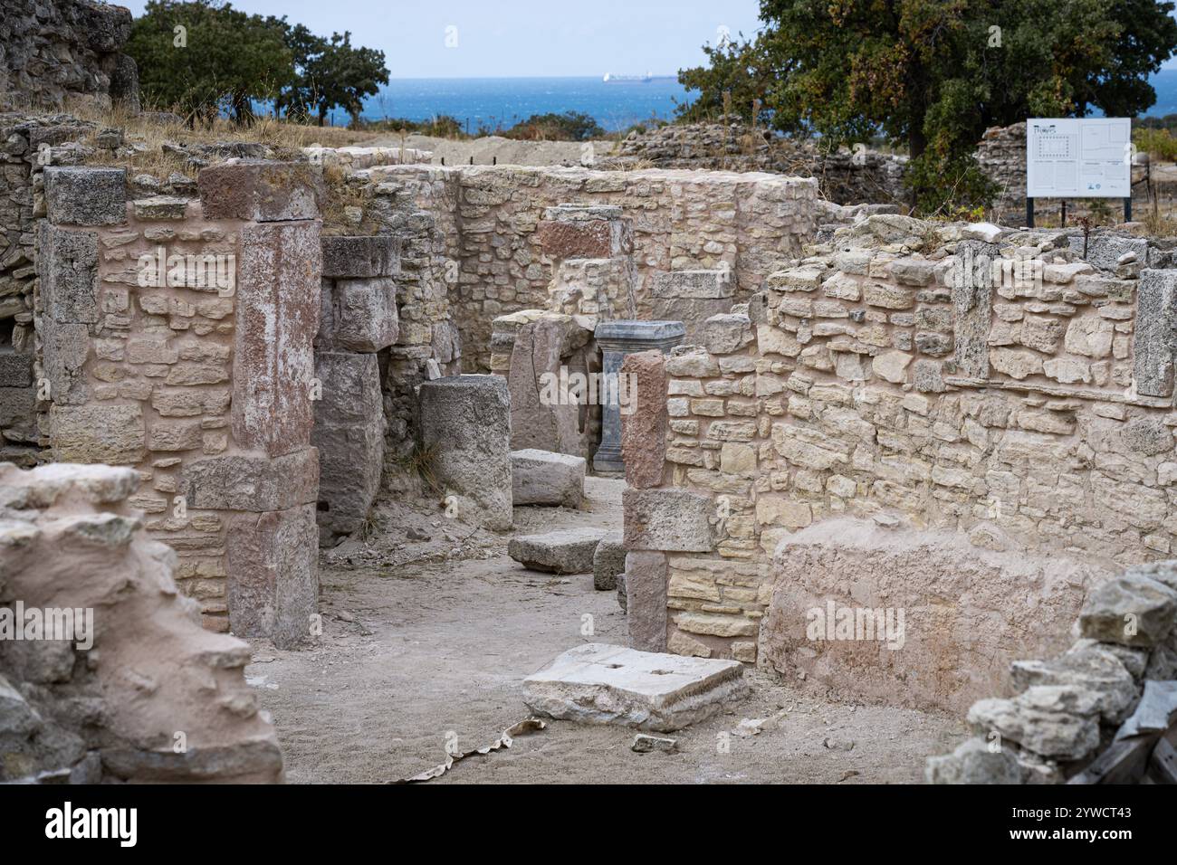Historical National Park of Troja (Troy), in modern-day Turkiye (Turkey ...