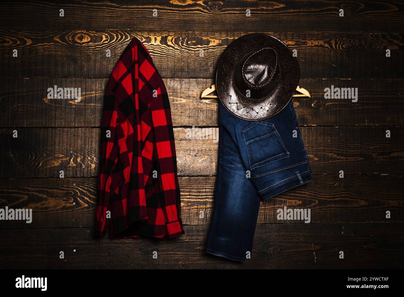 Cowboy clothes. Denim texture. Jeans background. Denim texture. Denim ...