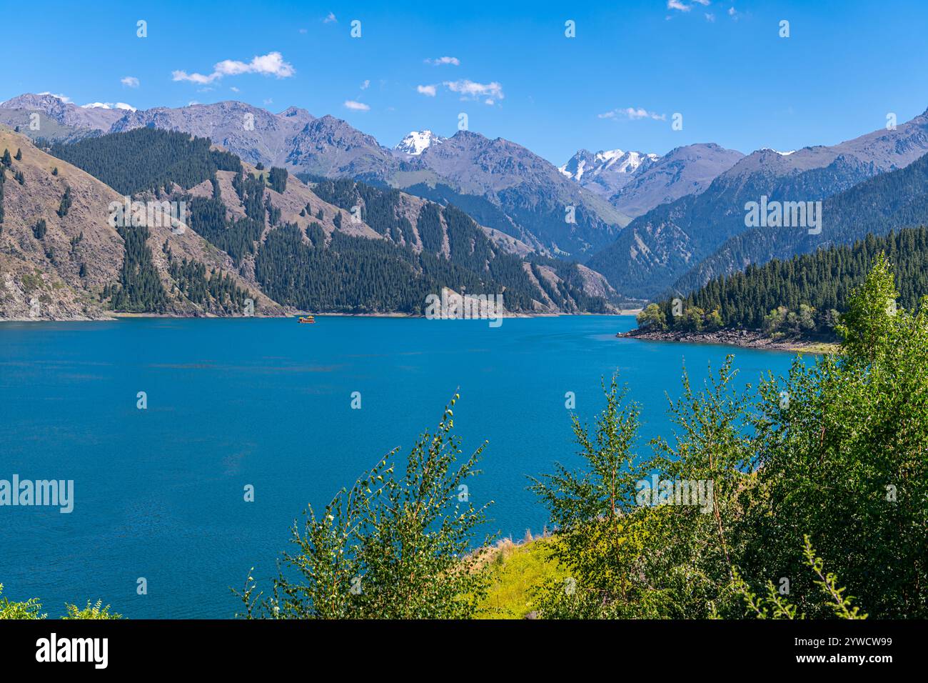Heaven Lake, Tianshan Tianchi National Geopark, Xinjiang, China ...