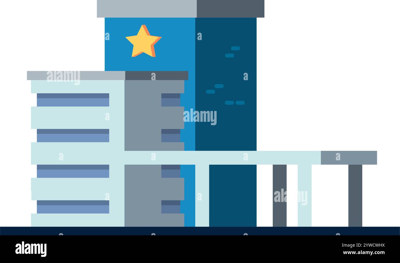 police station building structure Stock Vector Image & Art - Alamy