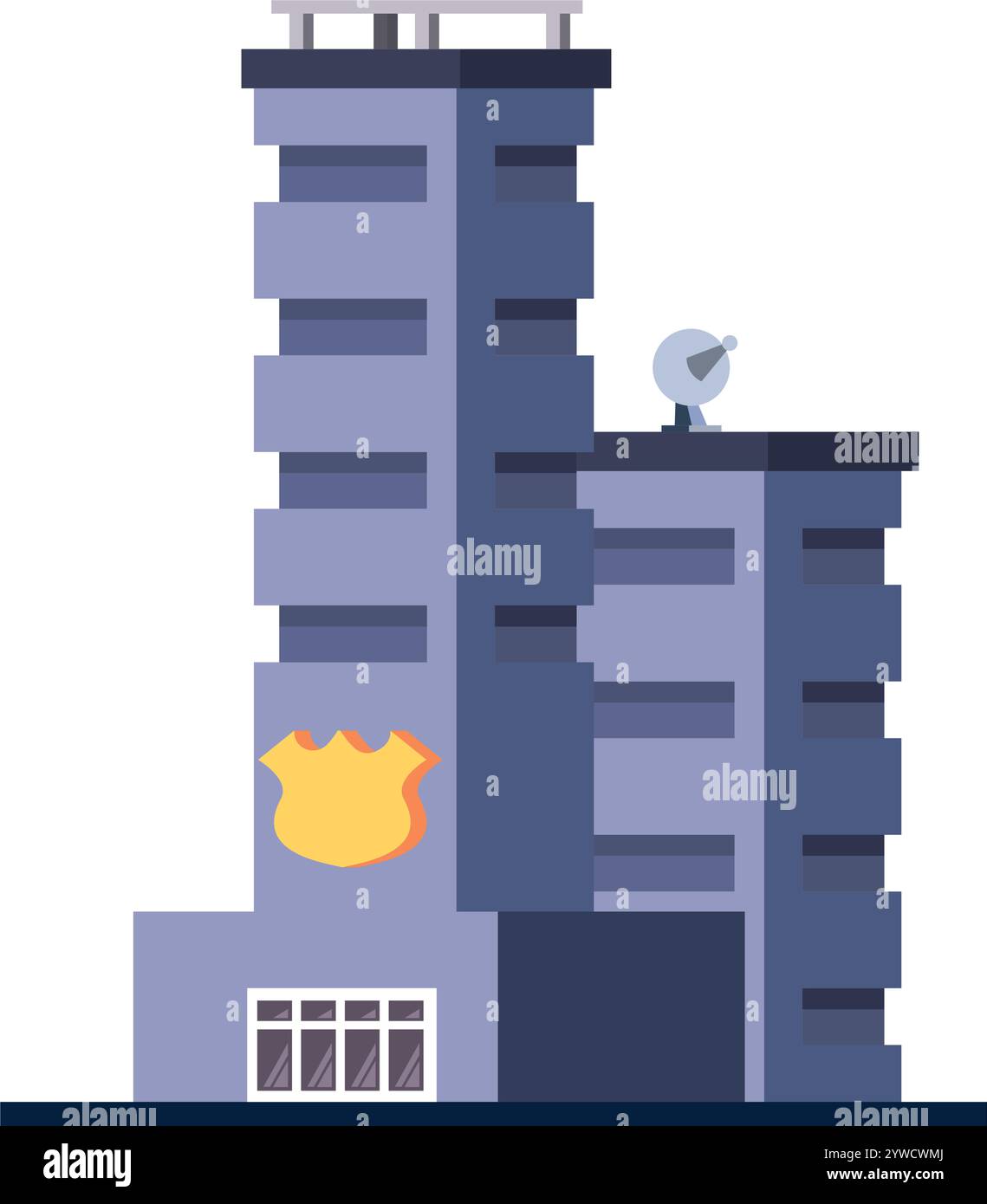 police station building front Stock Vector Image & Art - Alamy