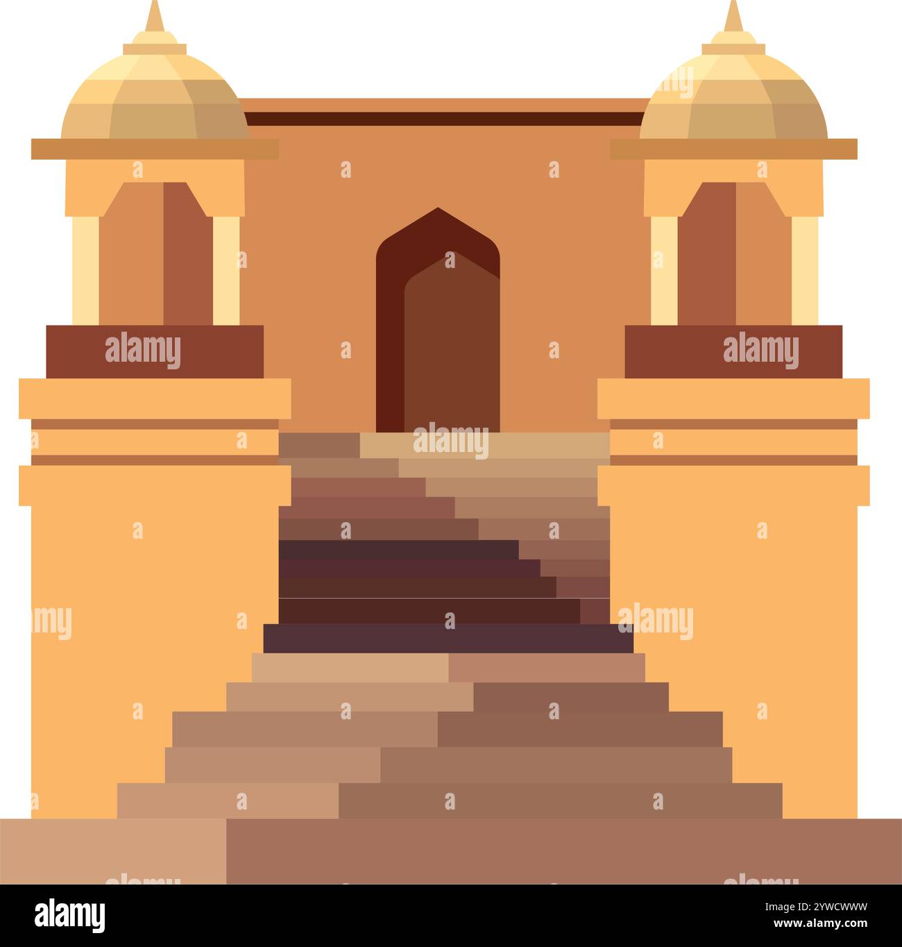 amber fort palace stairs Stock Vector Image & Art - Alamy