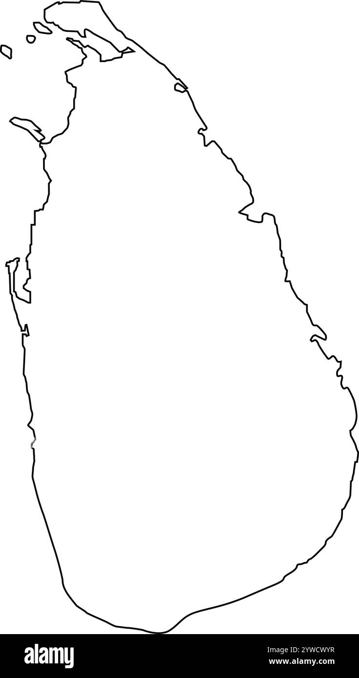 Sri Lanka map icon illustration design Stock Vector Image & Art - Alamy