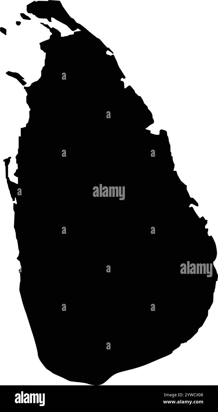 Sri Lanka map icon illustration design Stock Vector Image & Art - Alamy