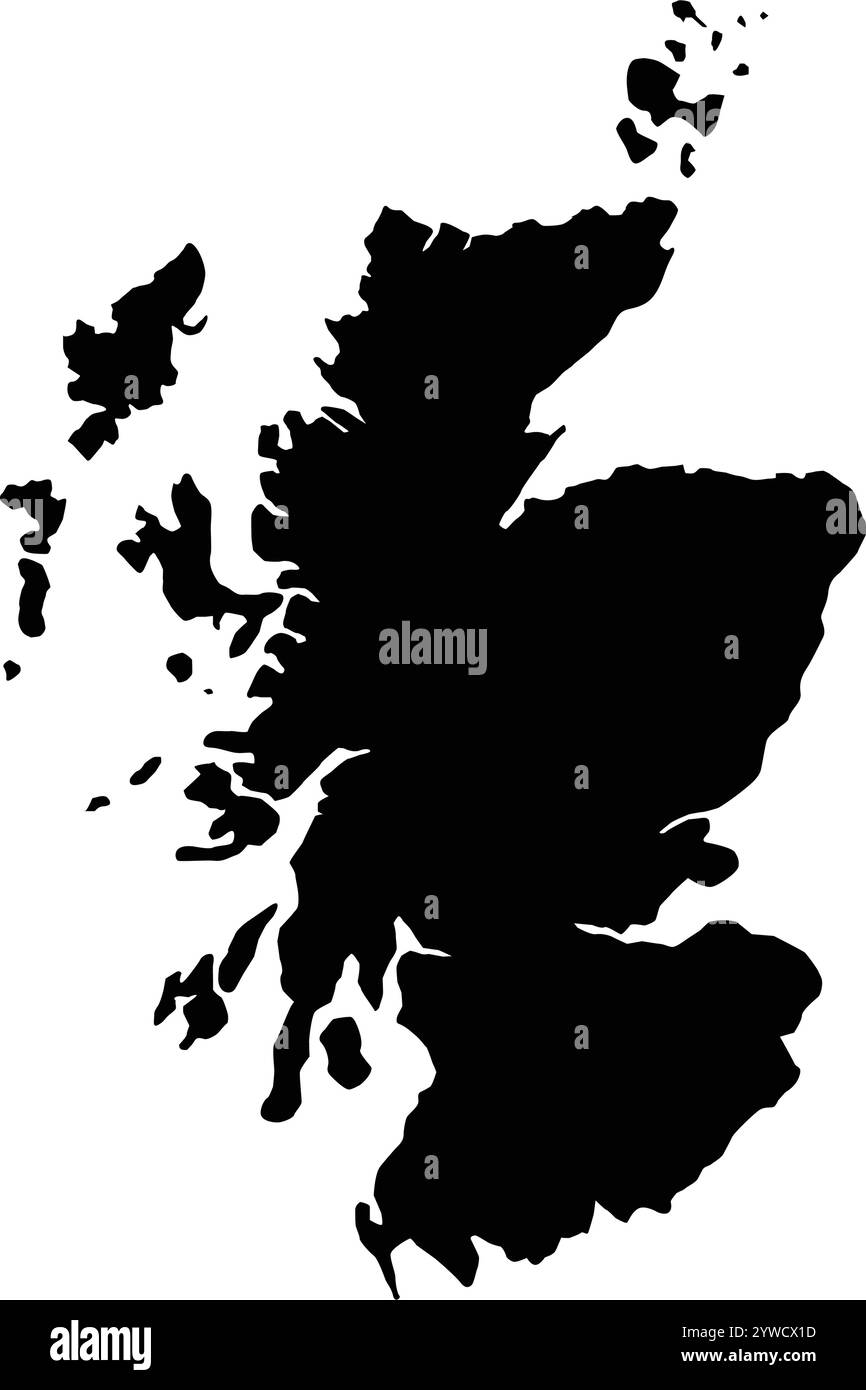English detailed map region hi-res stock photography and images - Alamy