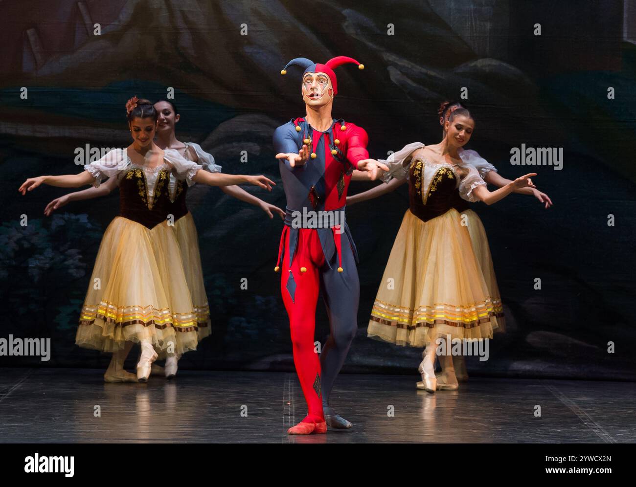 Malaga, Spain. 10th Dec, 2024. Dancers from International classical ...
