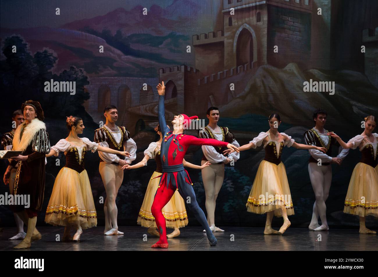 Malaga, Spain. 10th Dec, 2024. Dancers from International classical ...