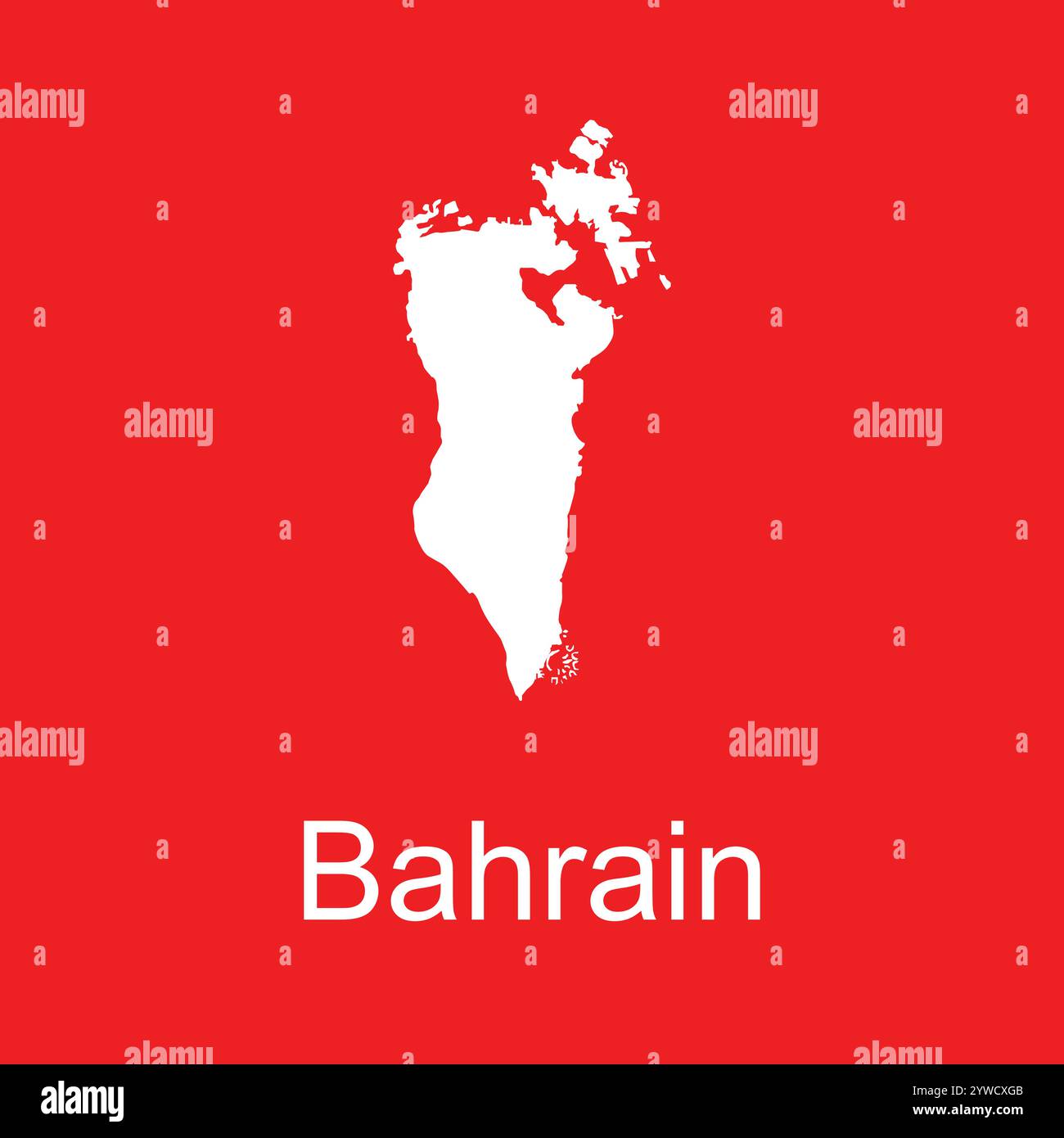 Bahrain map hi-res stock photography and images - Alamy