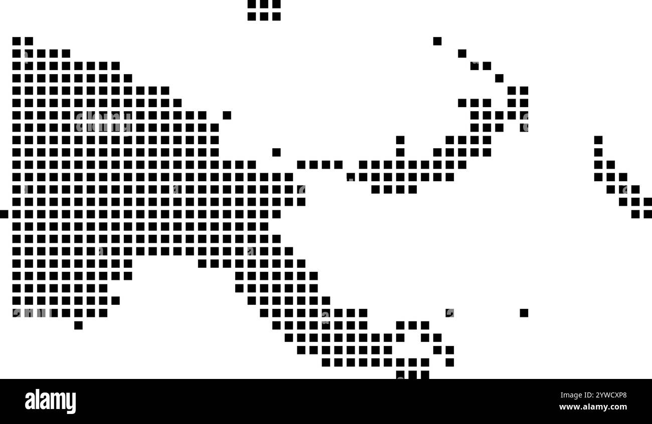 Outline map of papua new guinea hi-res stock photography and images - Alamy