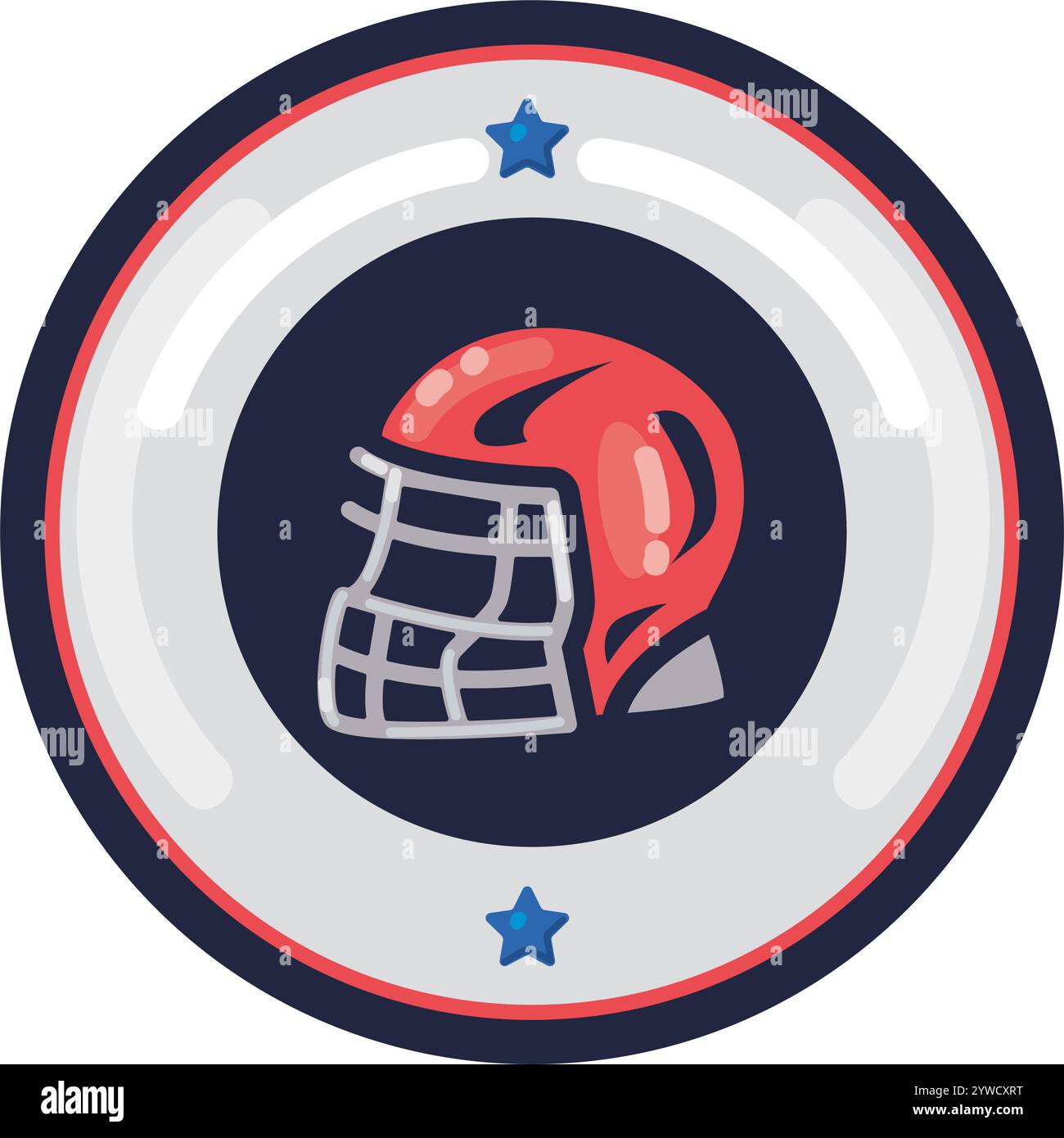 american football tournament symbol Stock Vector Image & Art - Alamy