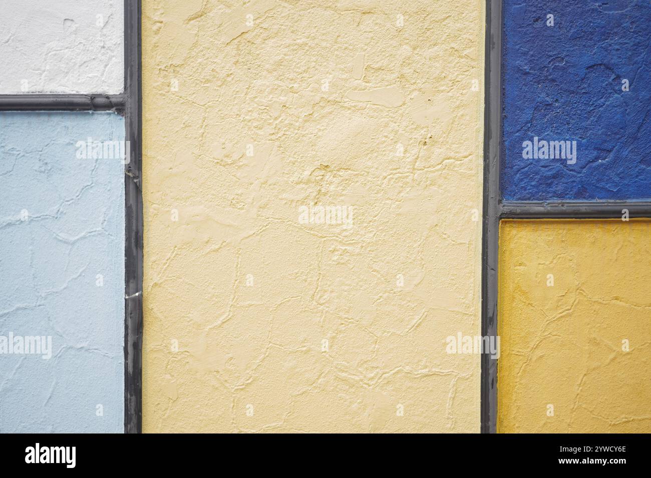 Vibrant and Colorful Textured Wall Sections Featuring Clean and Bold ...