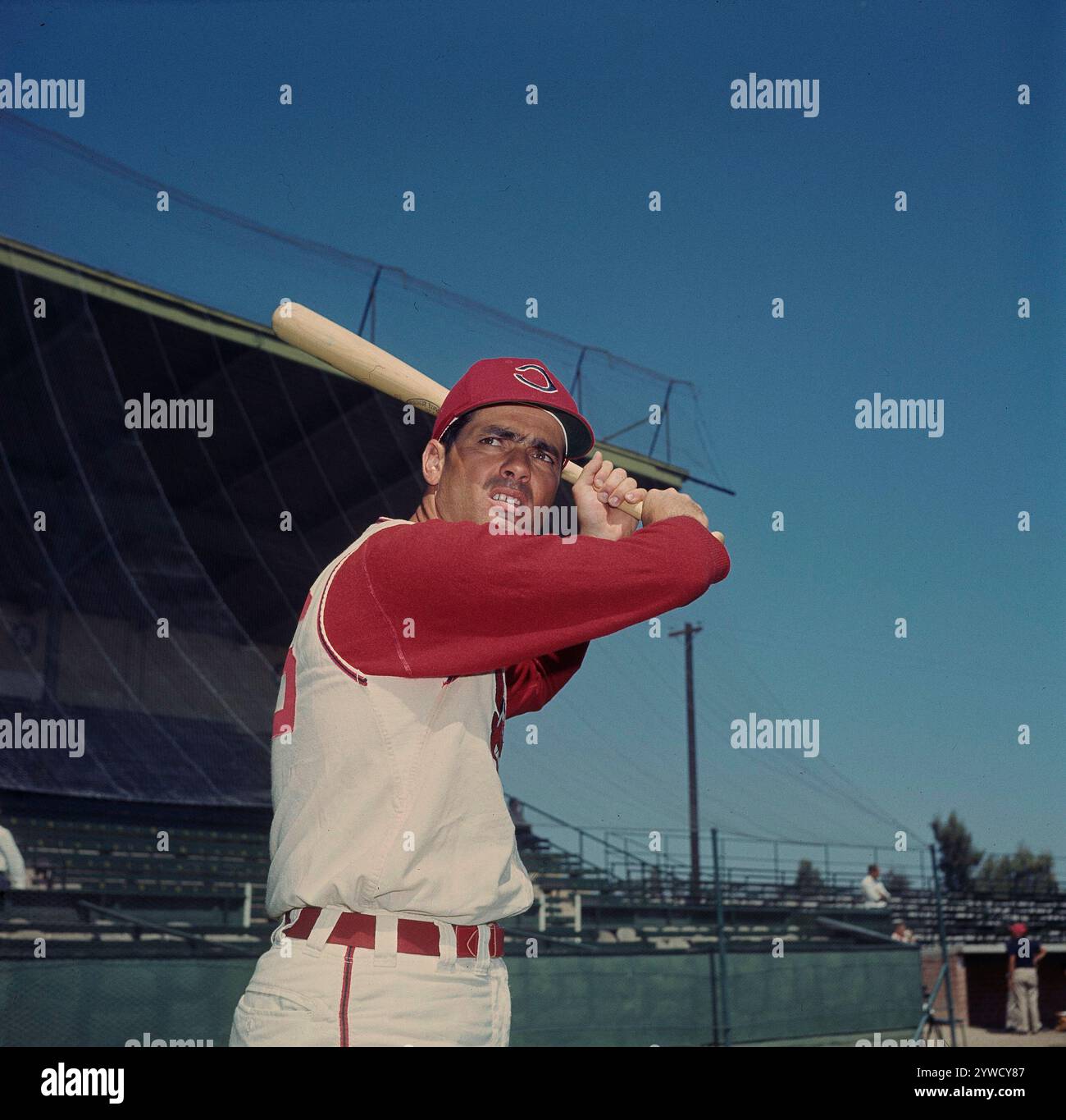 FILE - Rocky Colavito, outfielder for the Cleveland Indians, is ...