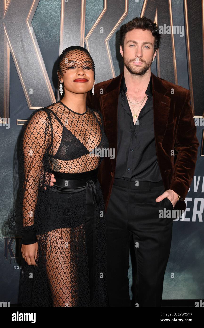 New York, NY, USA. 10th Dec, 2024. Ariana DeBose and Aaron Taylor ...