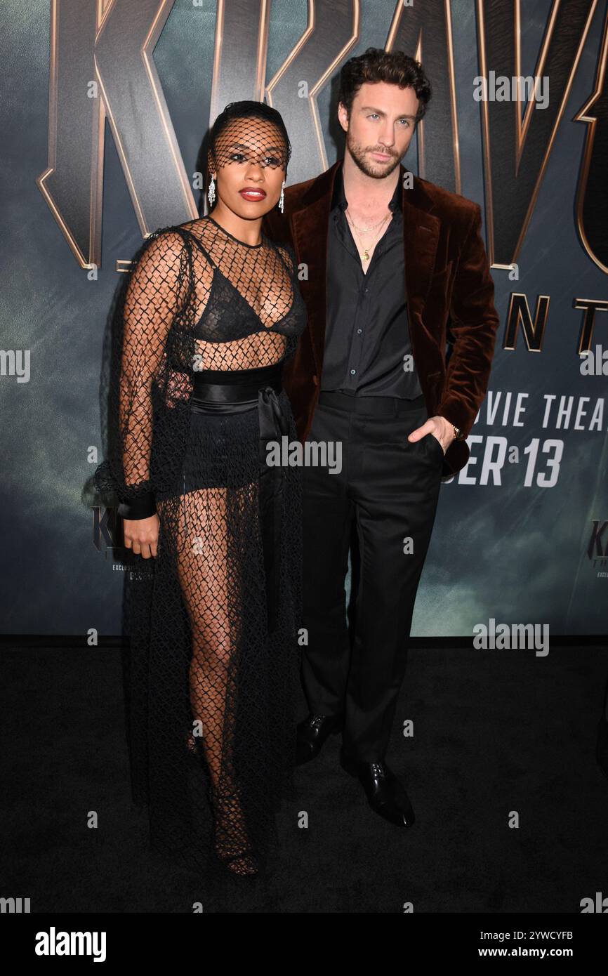 New York, NY, USA. 10th Dec, 2024. Ariana DeBose and Aaron Taylor ...