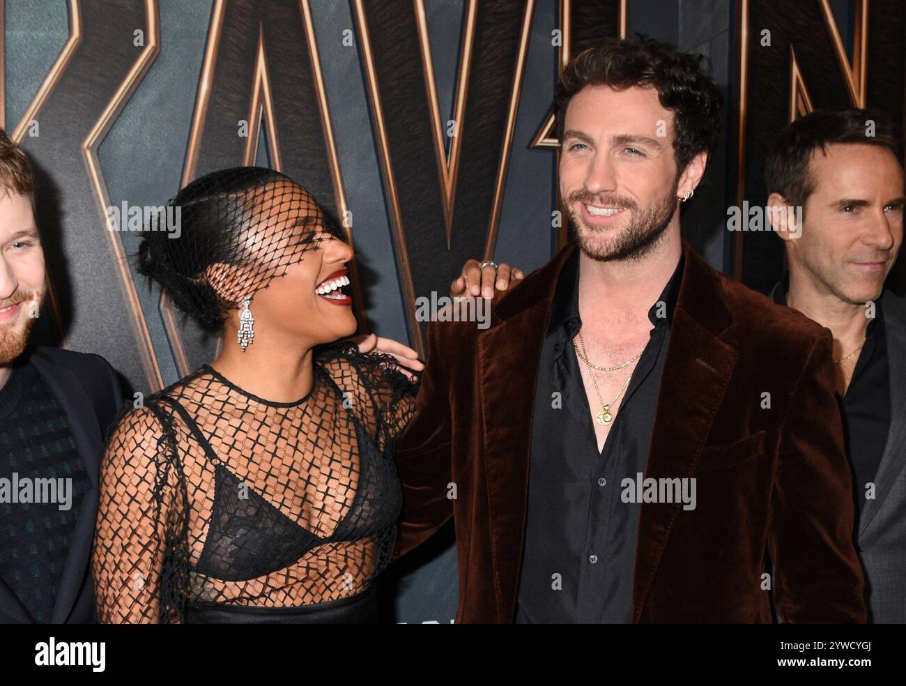 New York, NY, USA. 10th Dec, 2024. Ariana DeBose and Aaron Taylor ...