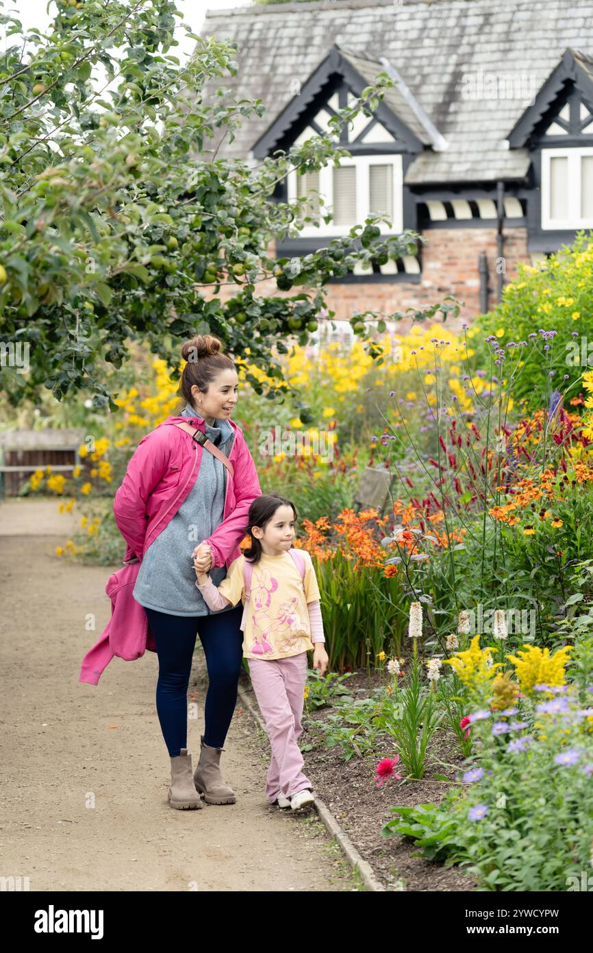 Exploring the gardens of Quarry Bank Mill ( Styal Mill) in Styal ...
