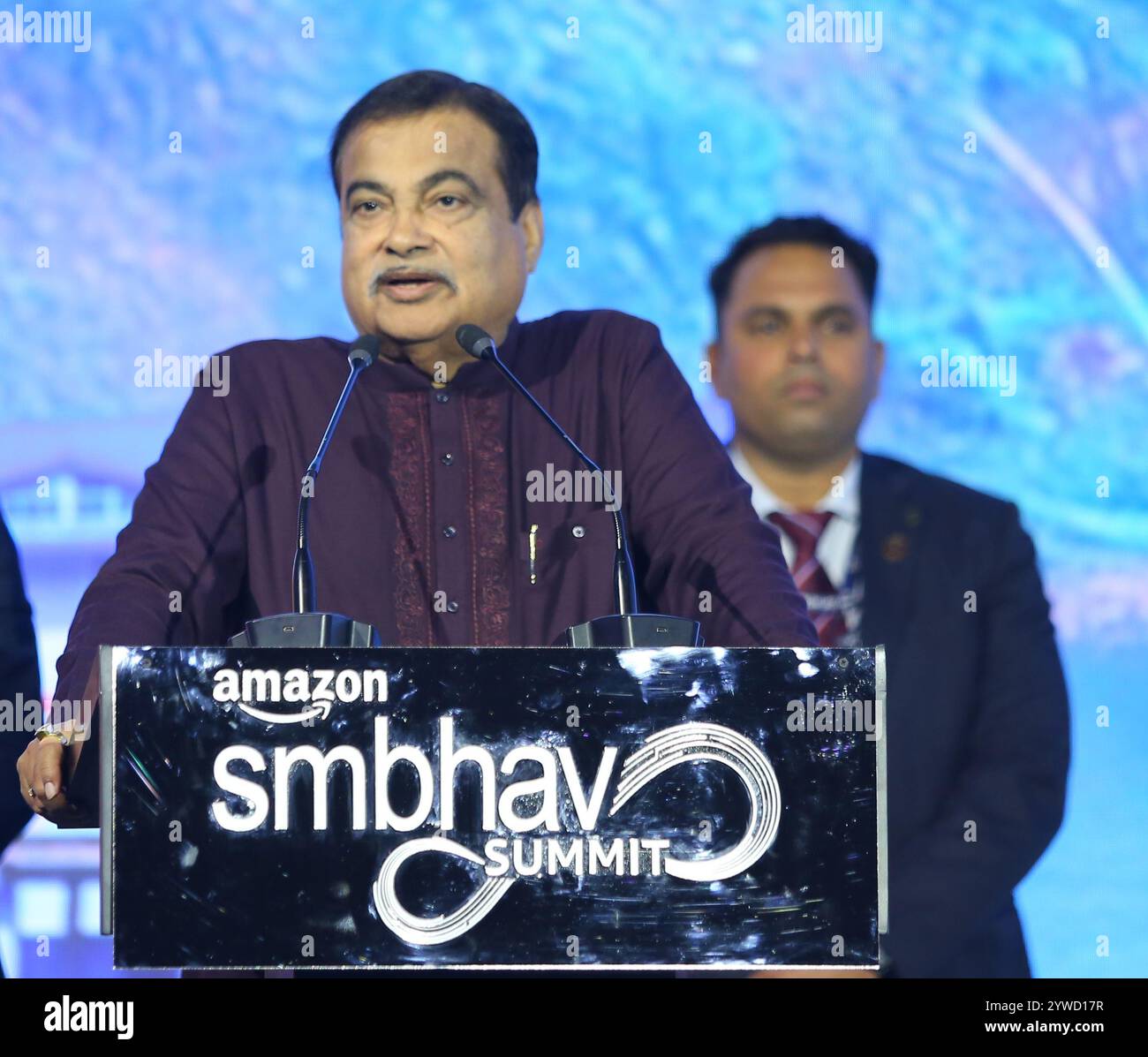 New Delhi, India. 10th Dec, 2024. NEW DELHI, INDIA - DECEMBER 10: Union cabinet Minister Nitin ...