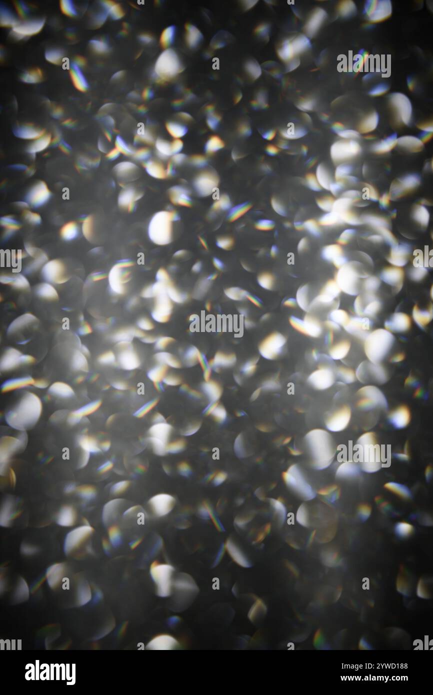 Shining backgrounds. Holiday backgrounds. Silver bokeh glitter. Blurry ...