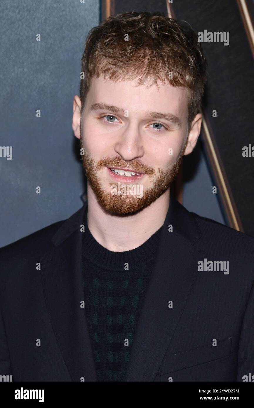 Fred Hechinger attends the 'Kraven The Hunter' premiere at AMC Lincoln ...
