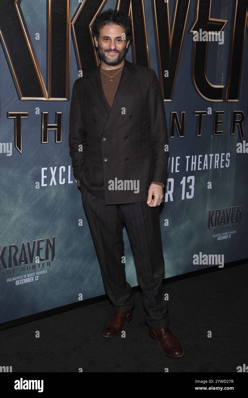 Arian Moayed attends the 'Kraven The Hunter' premiere at AMC Lincoln Square Theater, New York ...