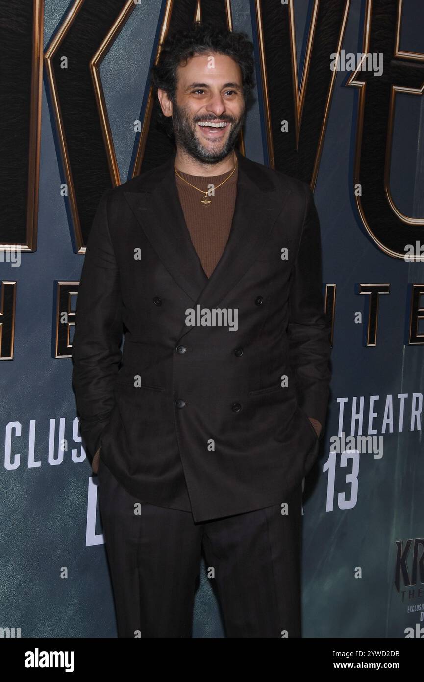 Arian Moayed attends the 'Kraven The Hunter' premiere at AMC Lincoln Square Theater, New York ...