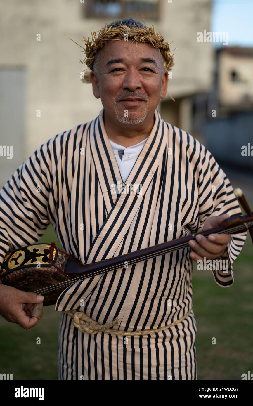 Shinugu festival, an intangible folk cultural asset of Japan, Ada ...