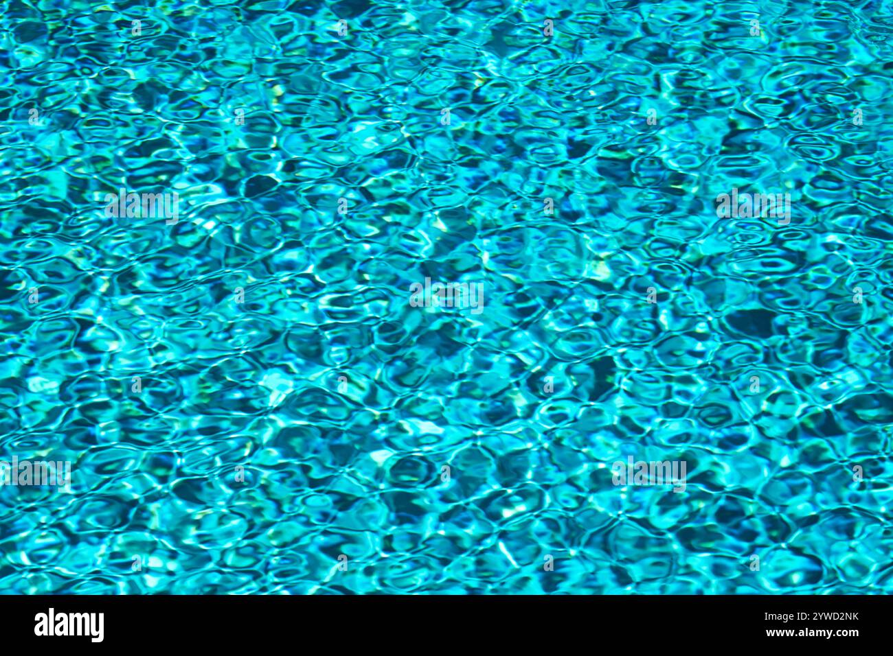 Water texture. View of swimming pool surface. Blue water background ...