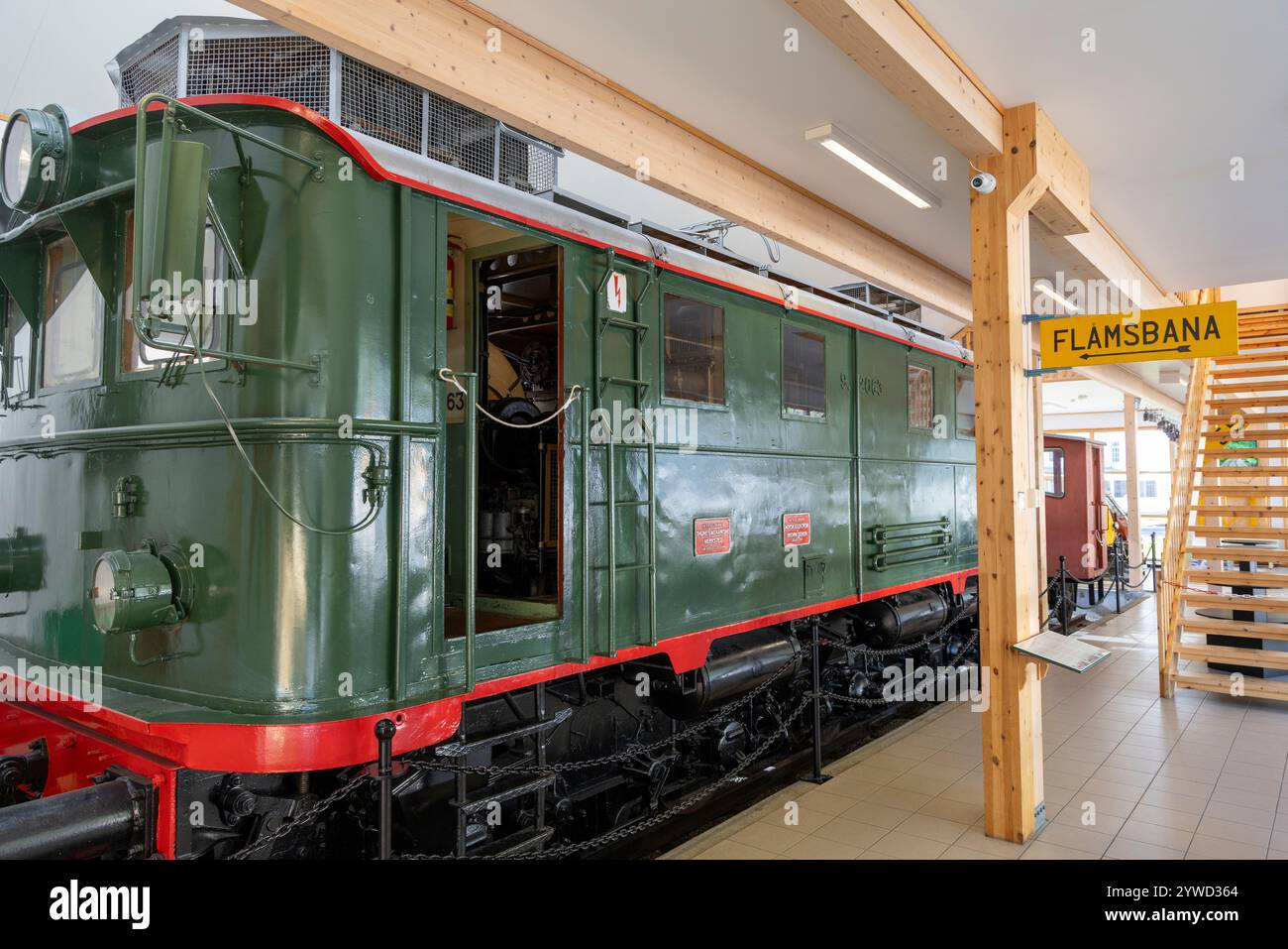 Flam, Norway Railway museum in Flam dedicated to the history of the ...