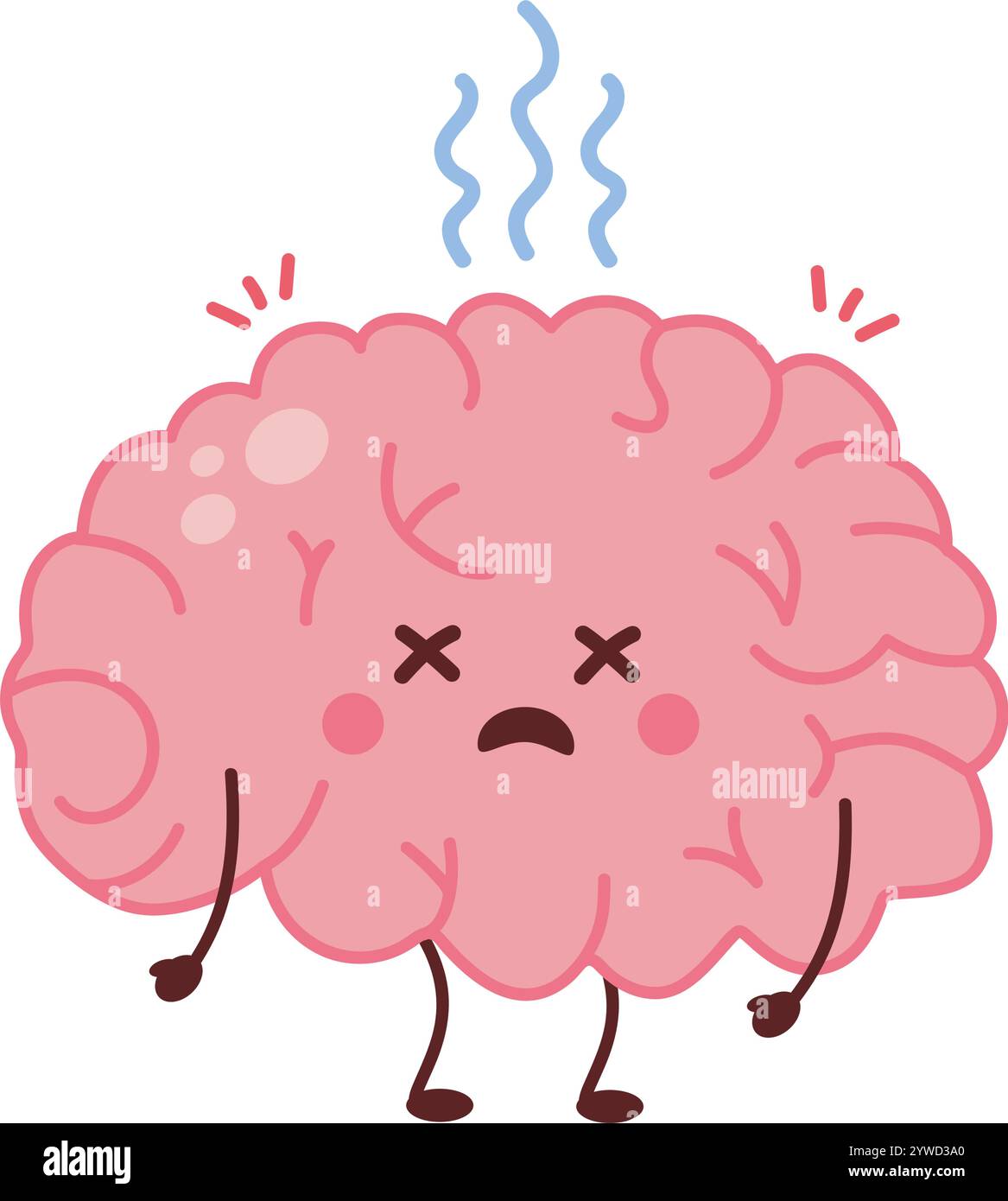 depressed human brain Stock Vector Image & Art - Alamy