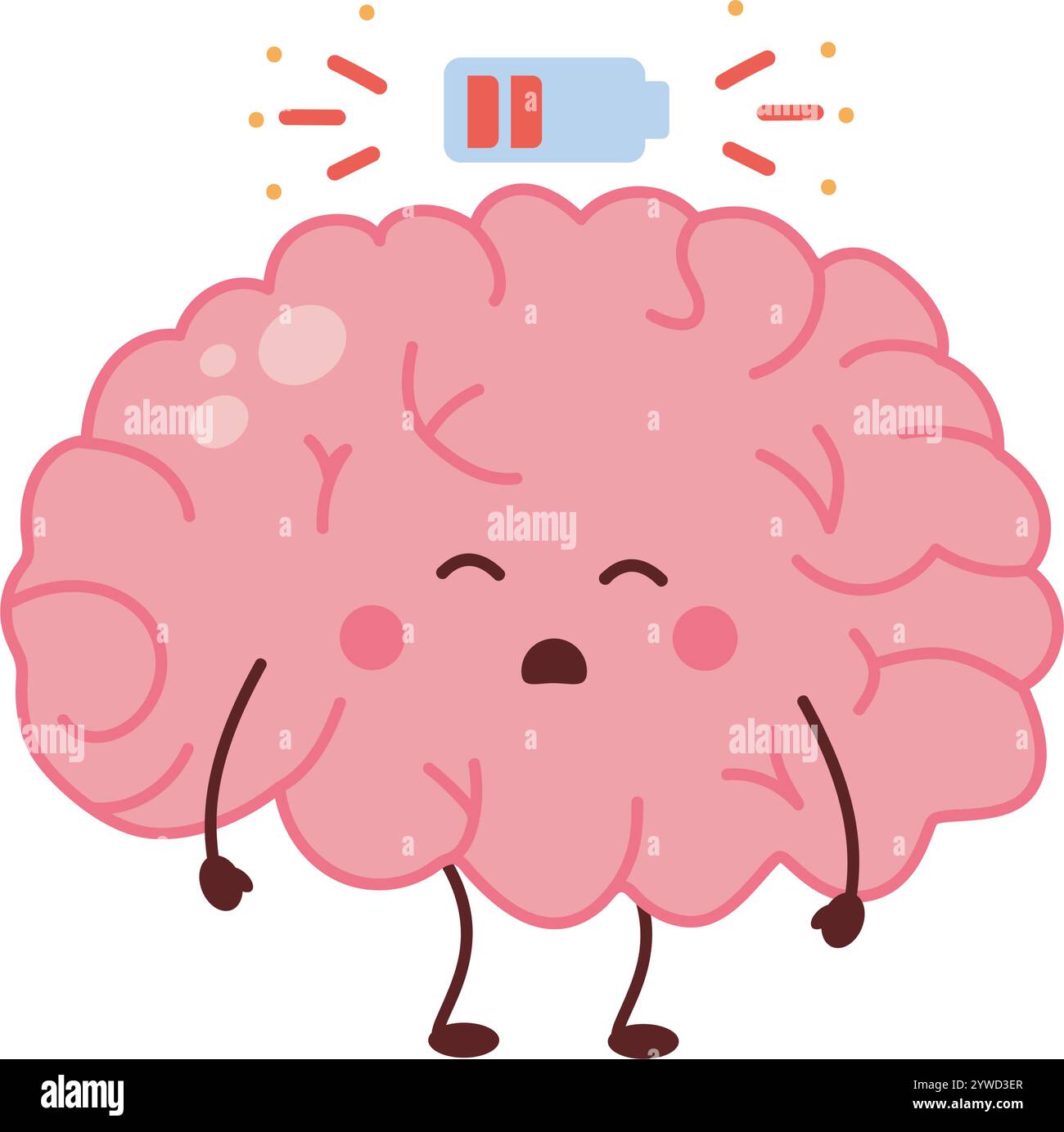 depressed brain unhappy Stock Vector Image & Art - Alamy