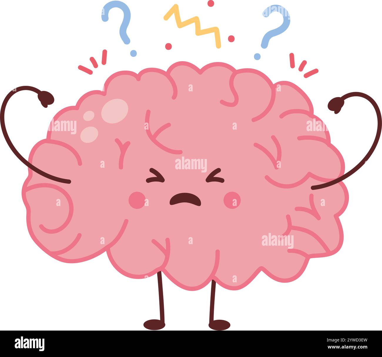 depression affects human brain Stock Vector Image & Art - Alamy