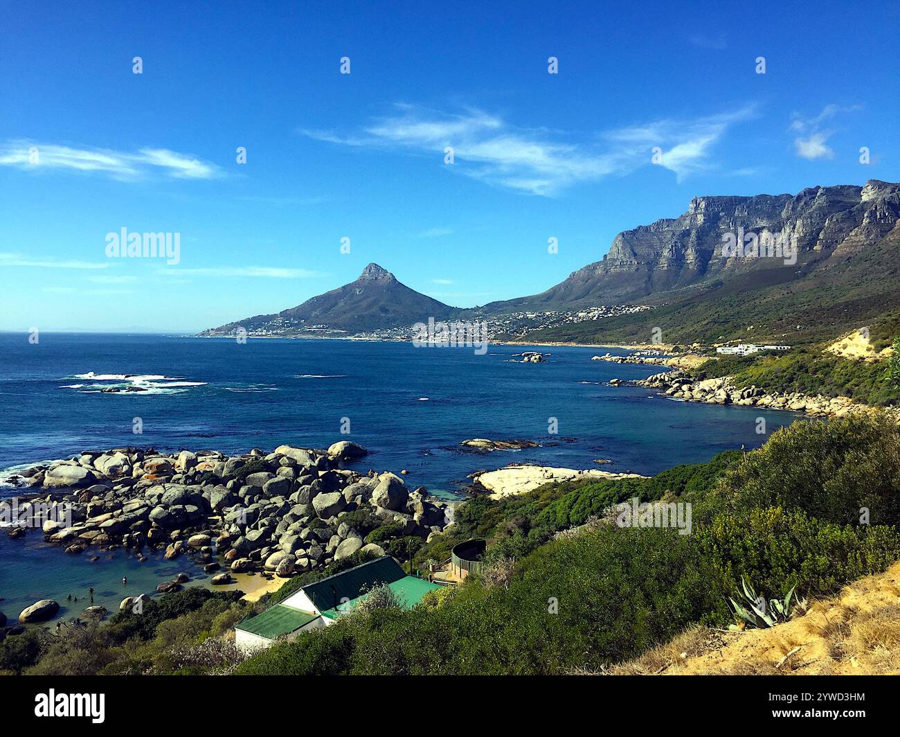 Majestic Cape Town coastline: Rugged cliffs, towering mountains, and ...