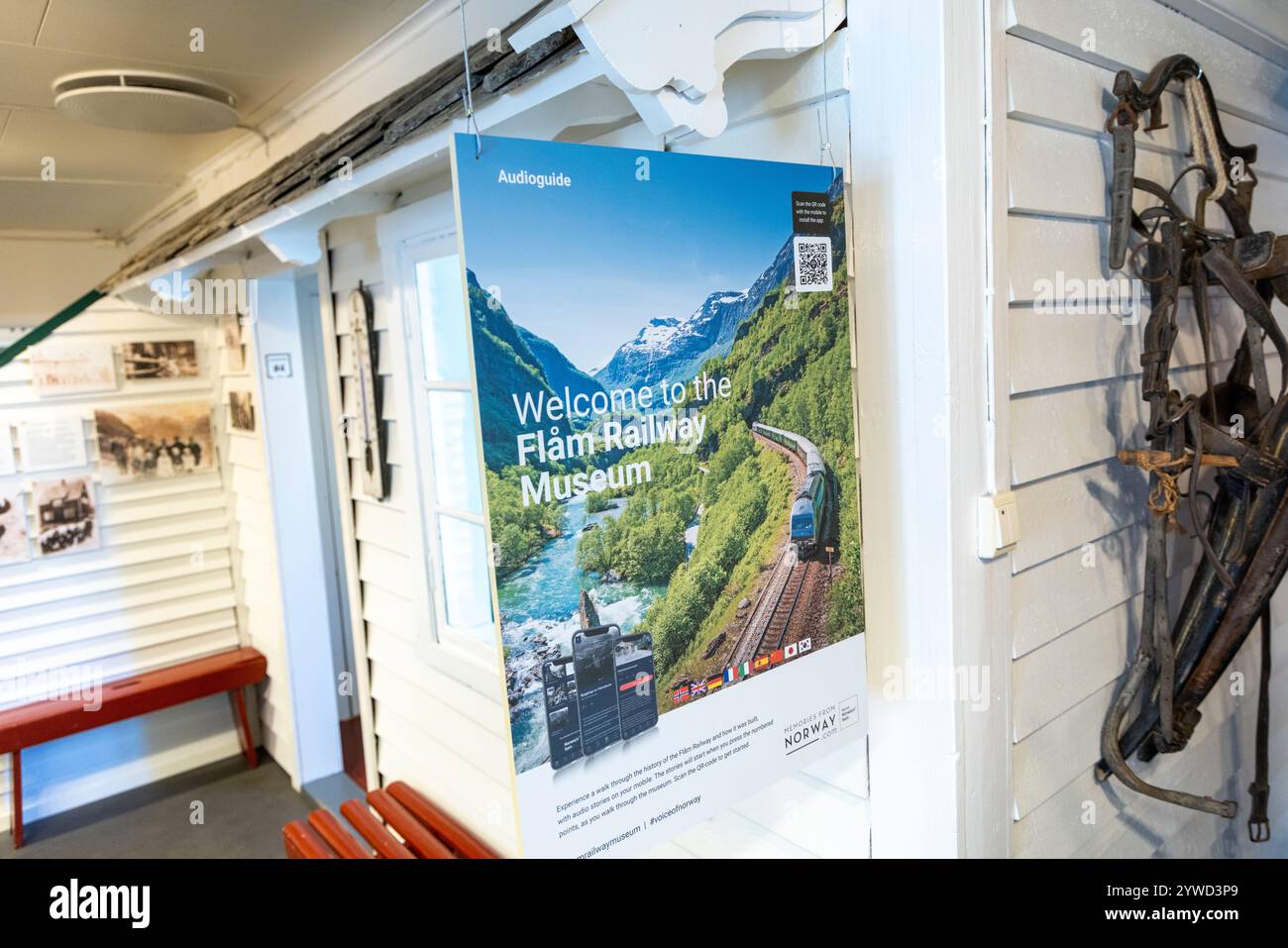 Welcome sign flam railway hi-res stock photography and images - Alamy