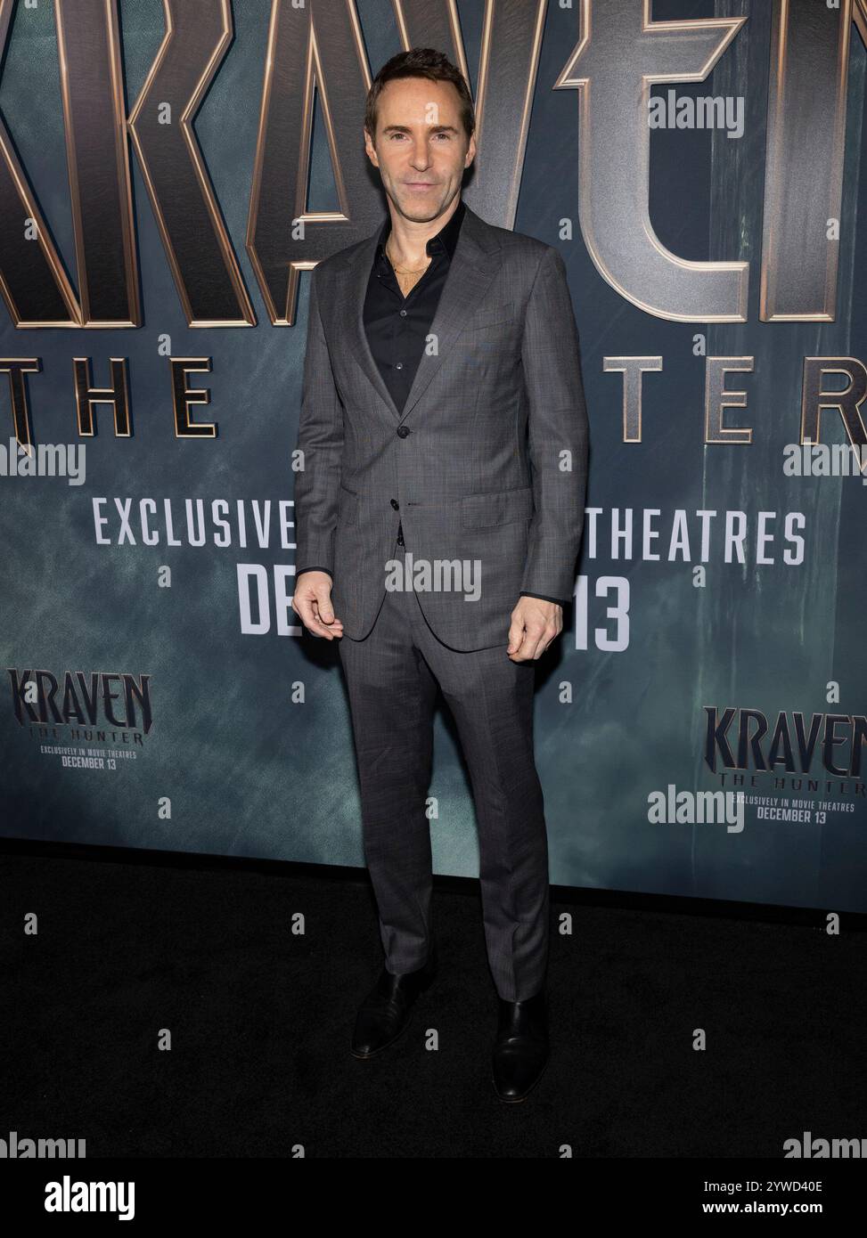 Alessandro Nivola attends the world premiere of "Kraven the Hunter" at ...