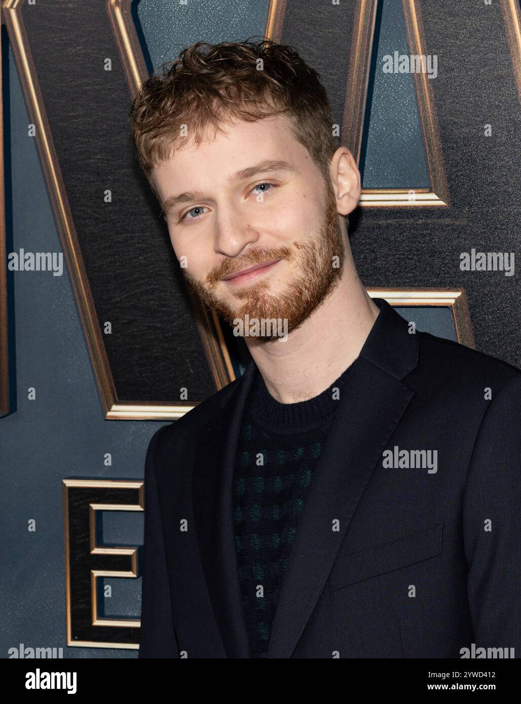 Fred Hechinger attends the world premiere of "Kraven the Hunter" at AMC ...