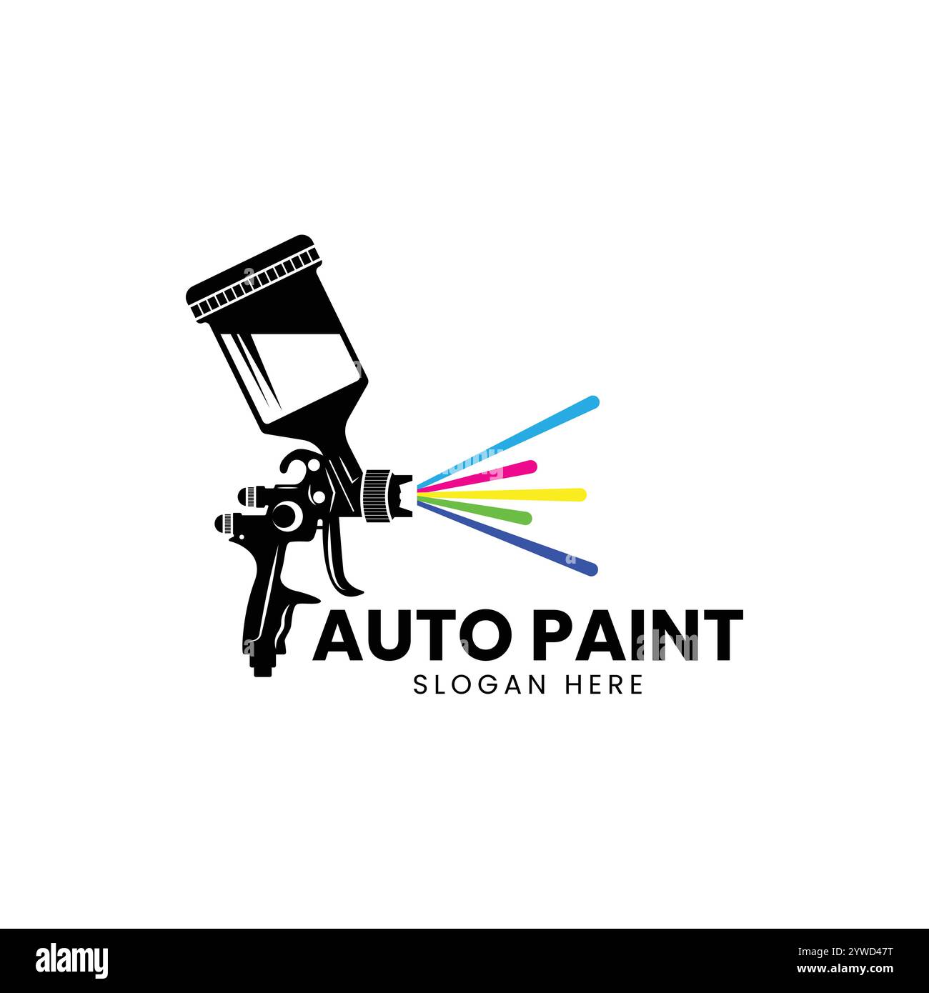 Painting logo designs template vector, Art Logo template, Spray Gun ...