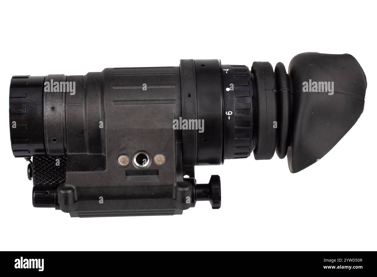 US ARMY night vision monocular isolated on white background Stock Photo ...