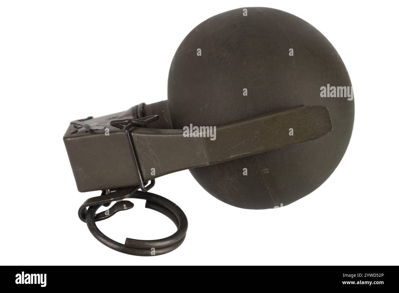 US ARMY M67 fragmentation hand grenade isolated on white background ...