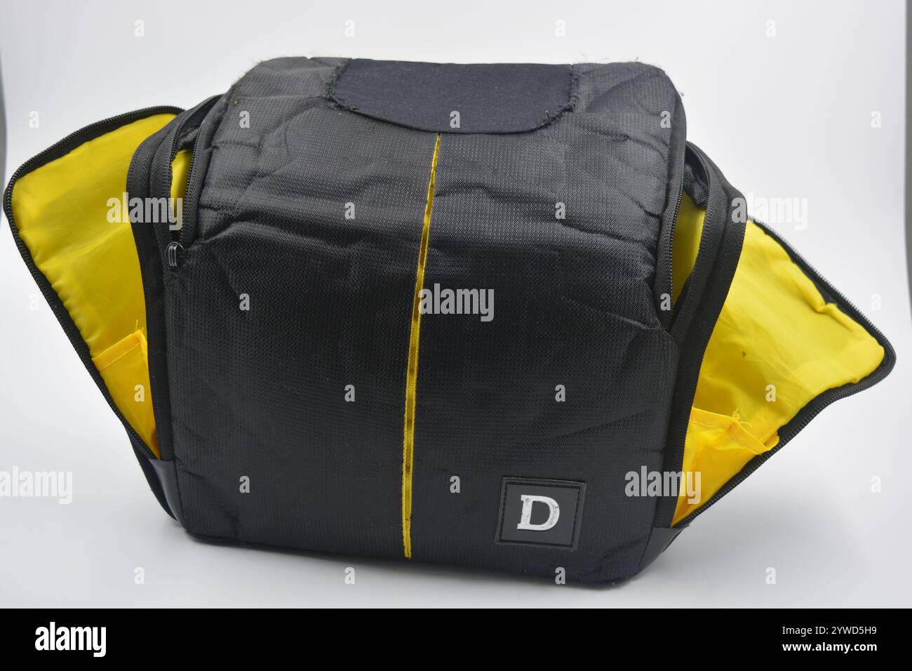 A small black soft bag for storing and carrying fragile equipment with ...