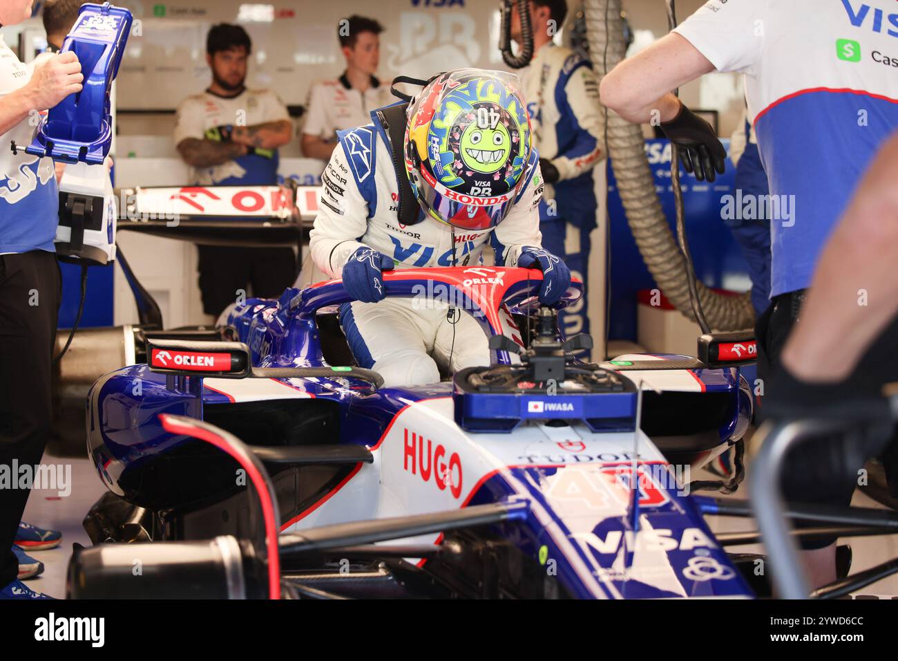 Ayumu Iwasa (Visa Cashapp RB, #40), Post Season Testing, ARE, Formel 1 ...