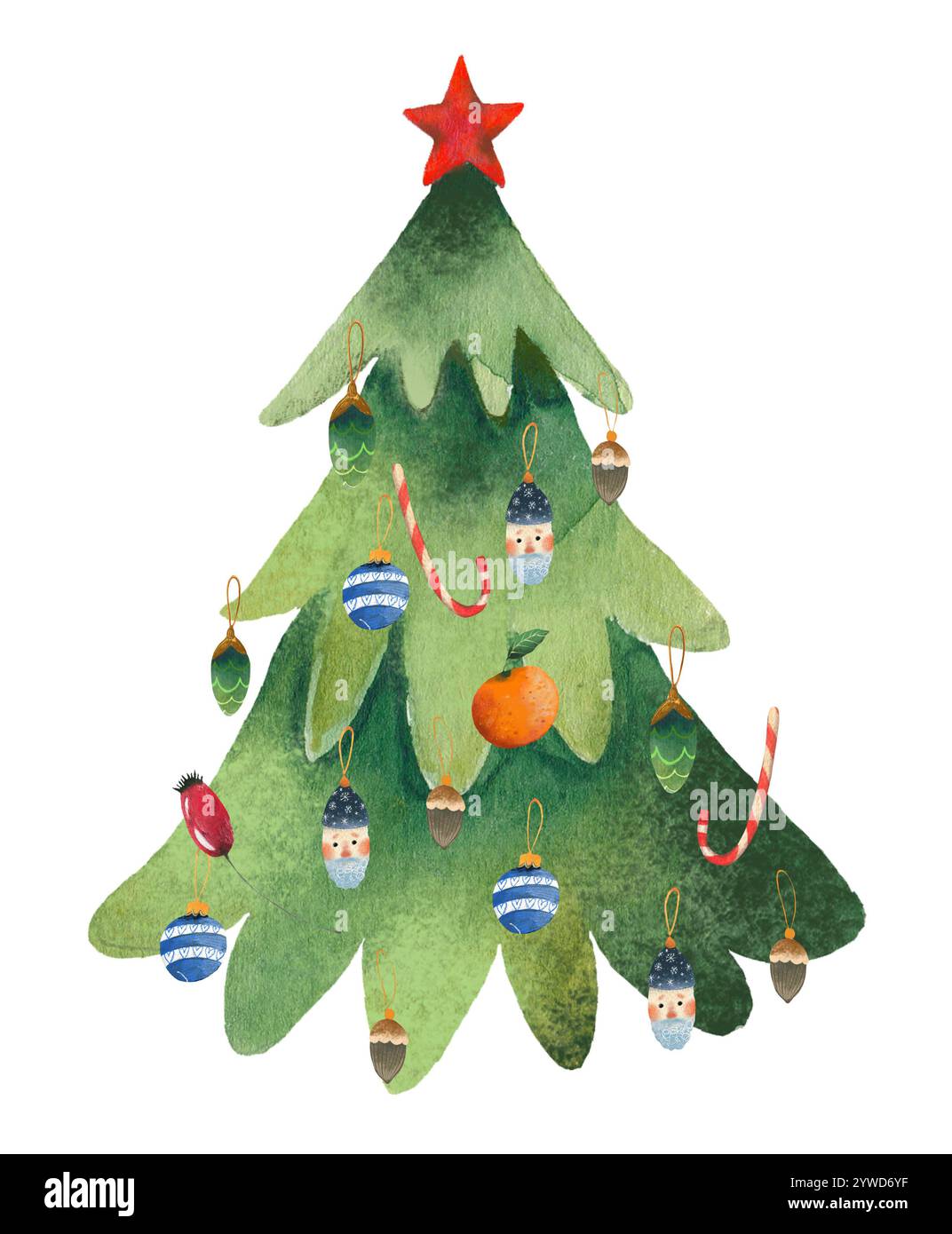 Watercolor wonderland Cut Out Stock Images & Pictures - Alamy