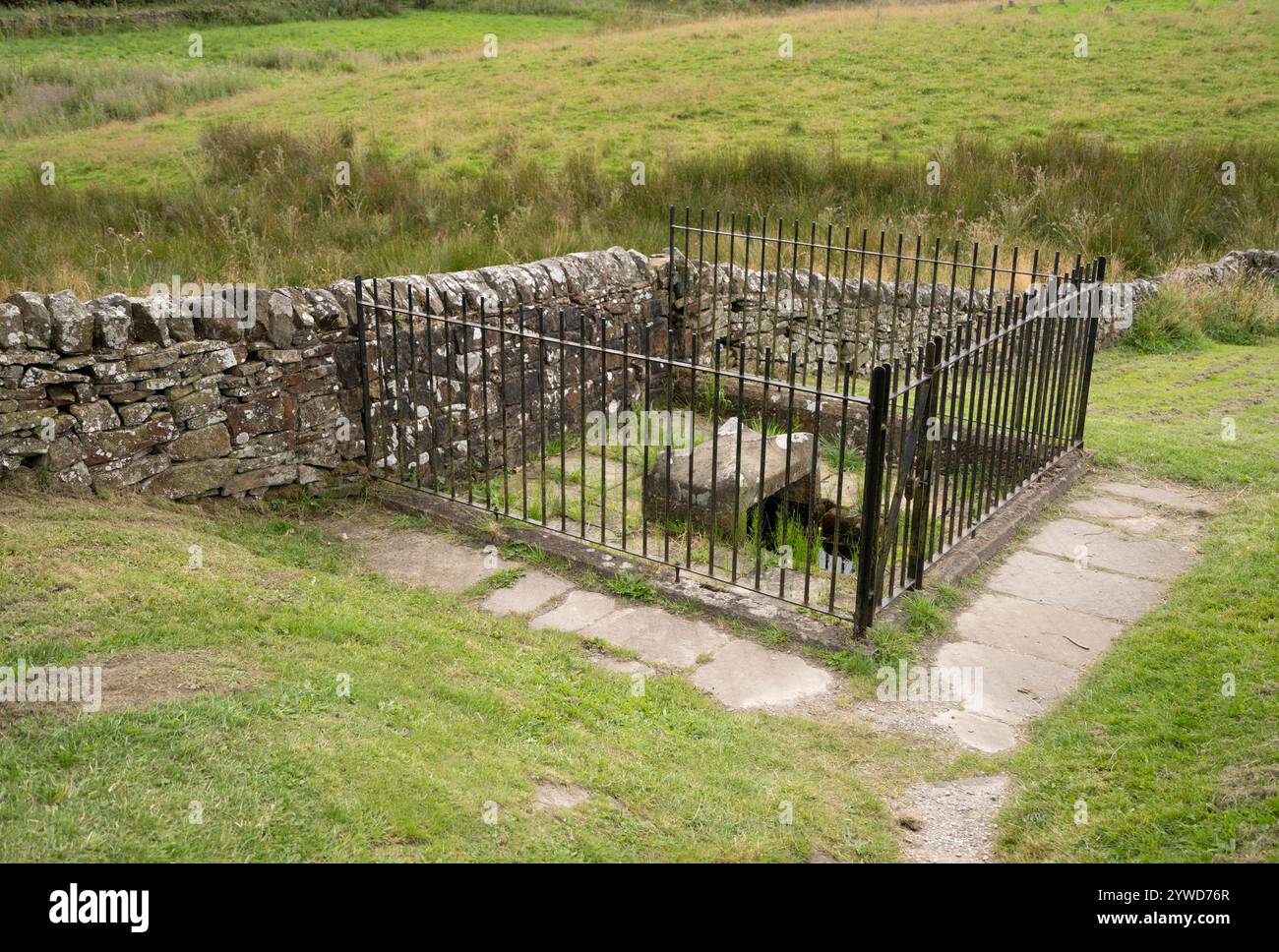 Mompesson's Well near Eyam Village aka Plague Village after its ...