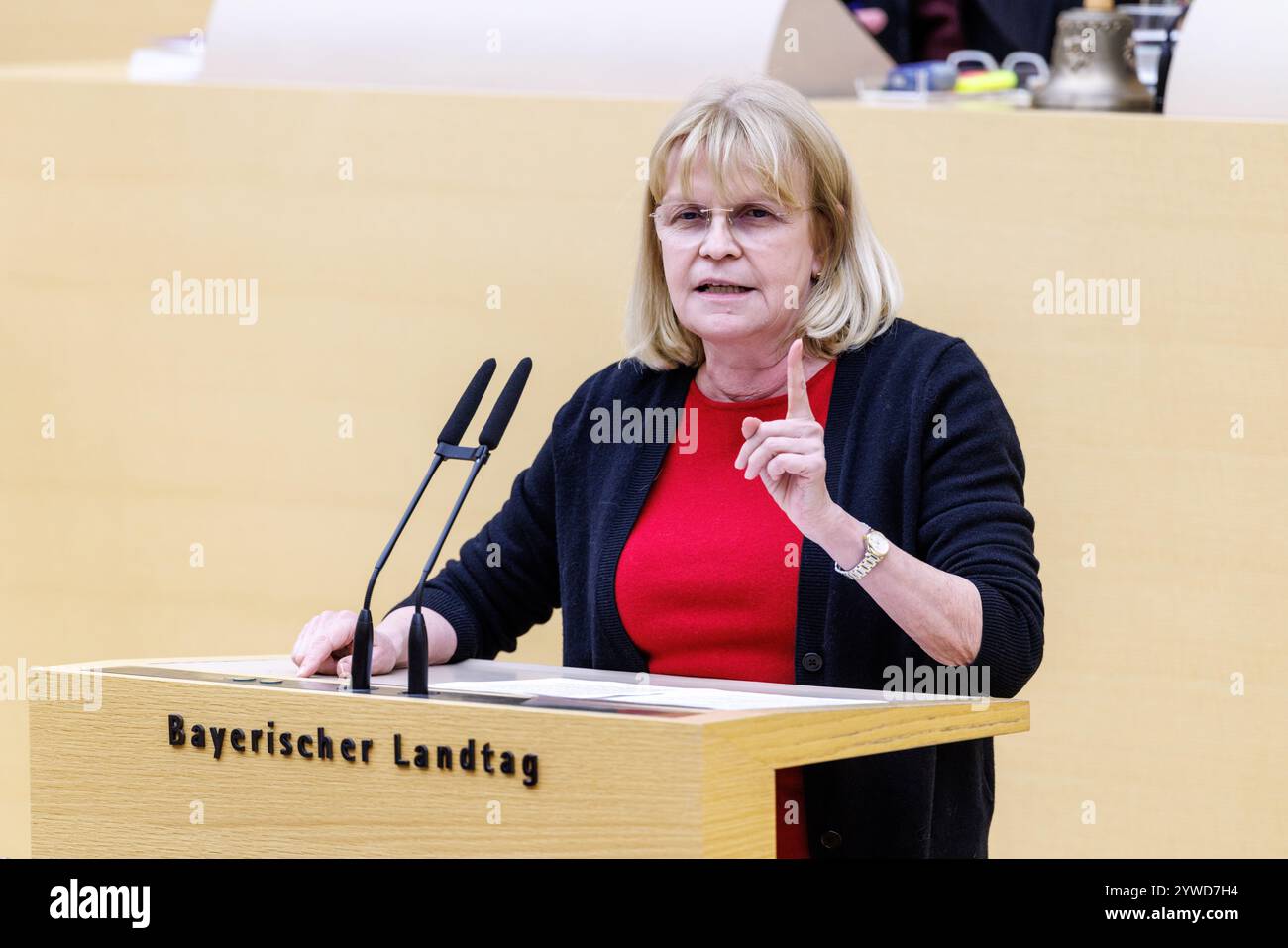 Munich, Germany. 10th Dec, 2024. Sabine Gross (SPD) speaks at the 36th ...