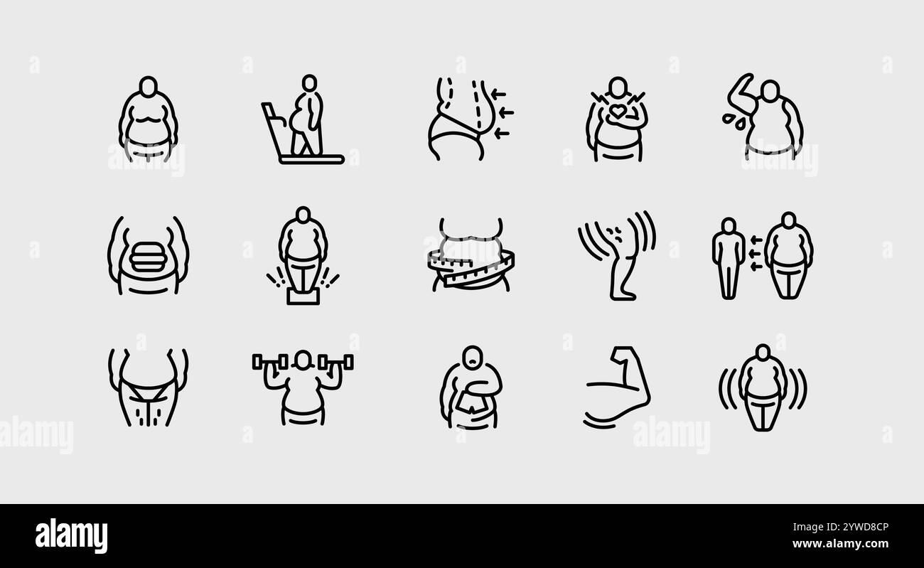 Physical fitness measurement Stock Vector Images - Alamy