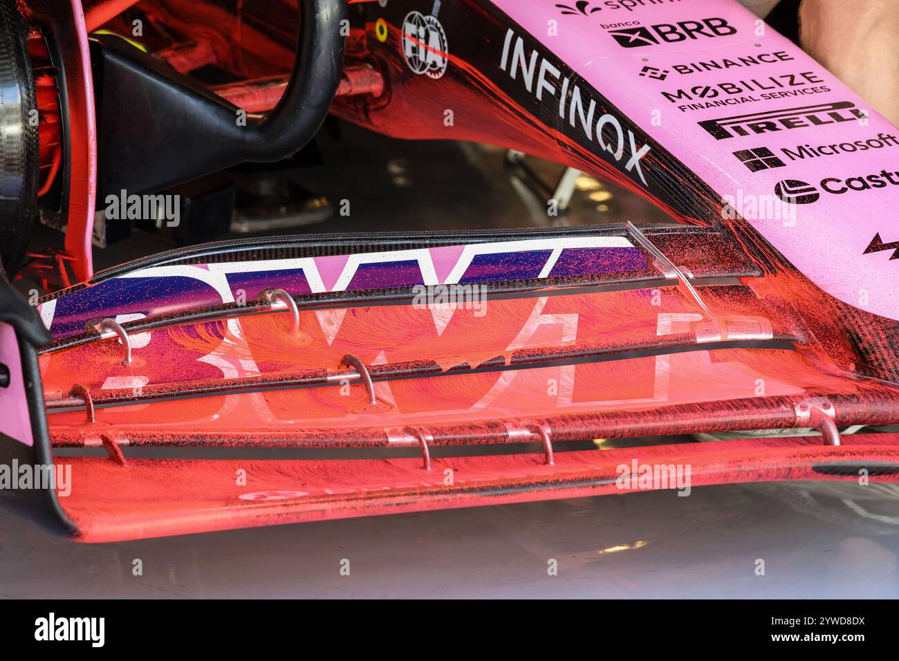 Abu Dhabi, Emirats Arabes Unis. 10th Dec, 2024. Alpine F1 Team A524 ...