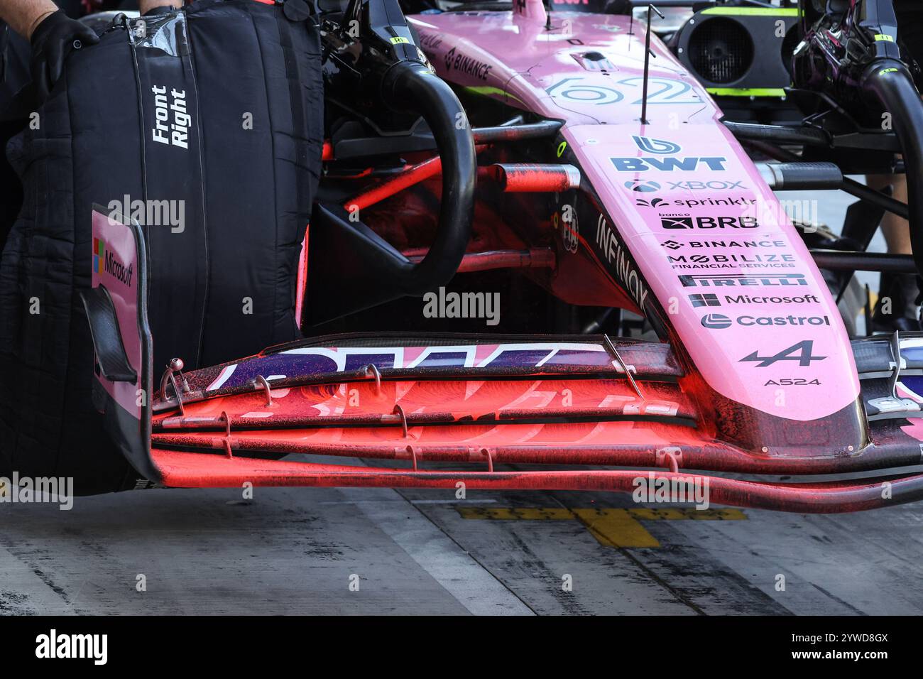 Alpine front wing 2024 abu dhabi hi-res stock photography and images ...